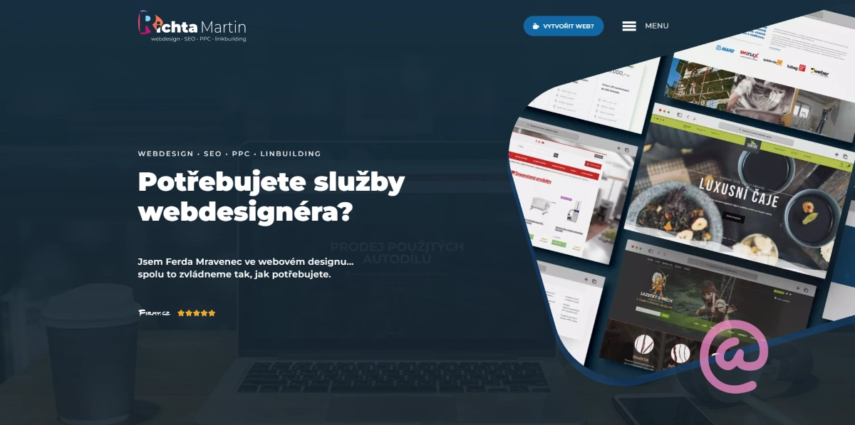 Ferda Mravenec ve webovém designu | Martin Richta